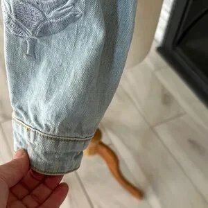 Santa Cruz Skateboards | Jackets & Coats | Santa Cruz Light Blue Denim ...